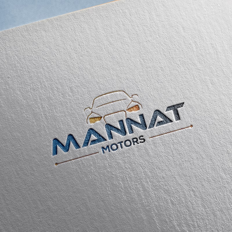 Mannat Name Logo